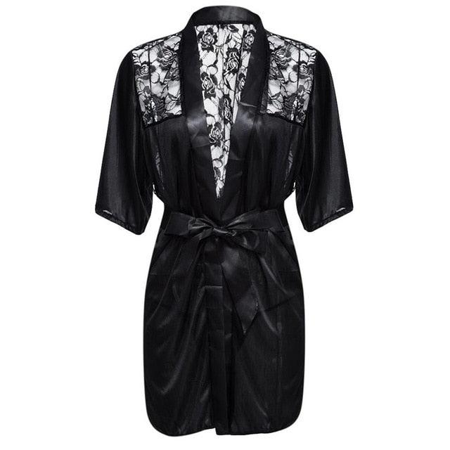 New Hot Sexy Women Lingerie - Plus Size - Intimate Sleepwear Robe - Se ...