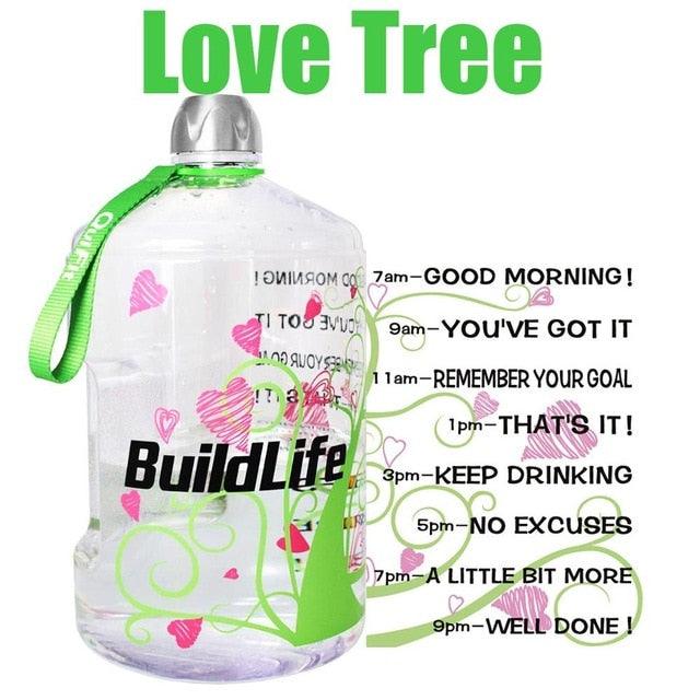 great 3.78l 2.2l 1.3l gallon water bottle large capacity - gym fitness ...