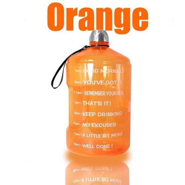 great 3.78l 2.2l 1.3l gallon water bottle large capacity - gym fitness ...